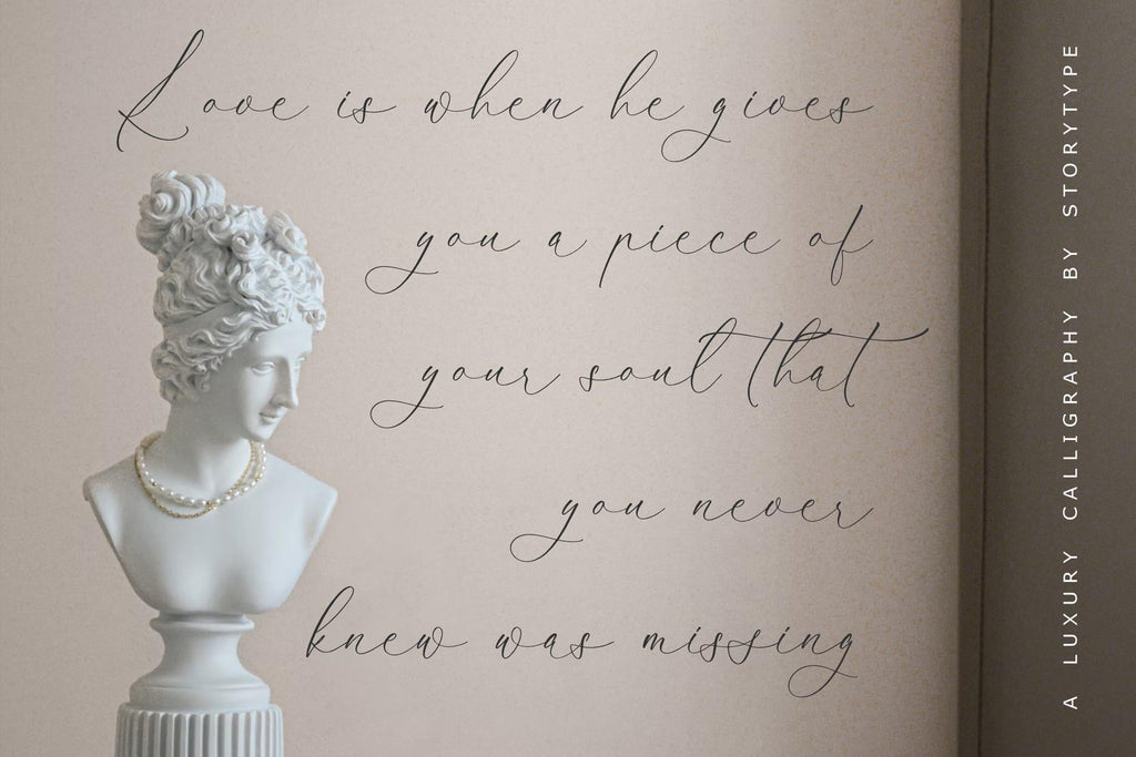 Qloveland Marrtin - Luxury Calligraphy - So Fontsy