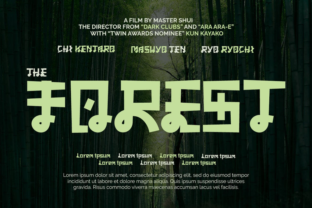 QOROSHI - Japanese style font - So Fontsy