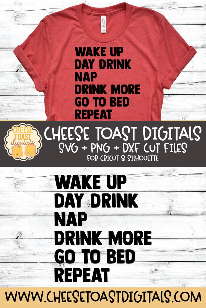 Quarantine Routine SVG | Day Drinking | Beer - So Fontsy
