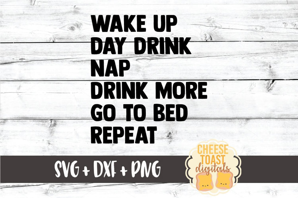 Quarantine Routine SVG | Day Drinking | Beer - So Fontsy