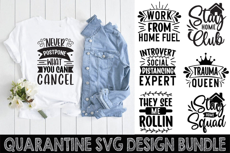 Quarantine SVG Design Bundle - So Fontsy