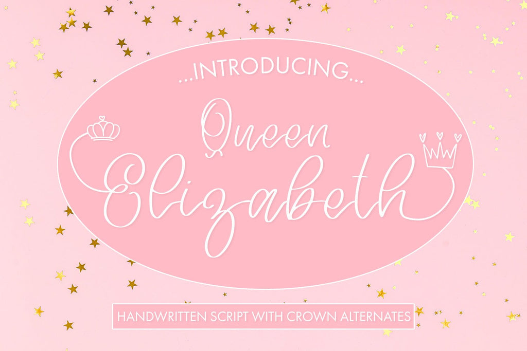 Queen Elizabeth - A Royal Script Font - So Fontsy