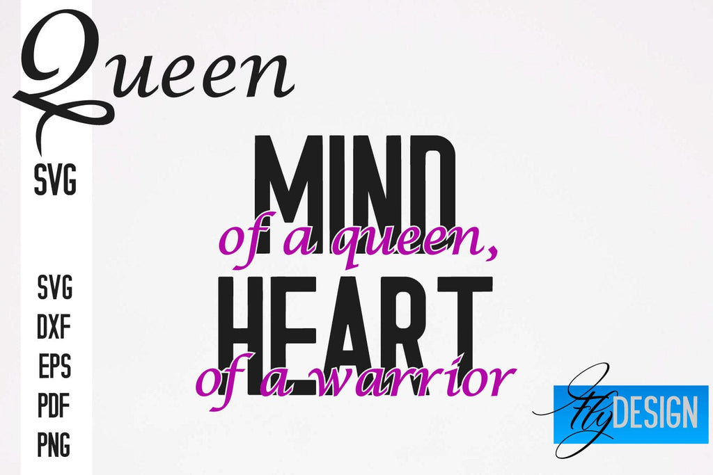 Queen SVG Quotes | Queen Design | Queen Sayings Design - So Fontsy
