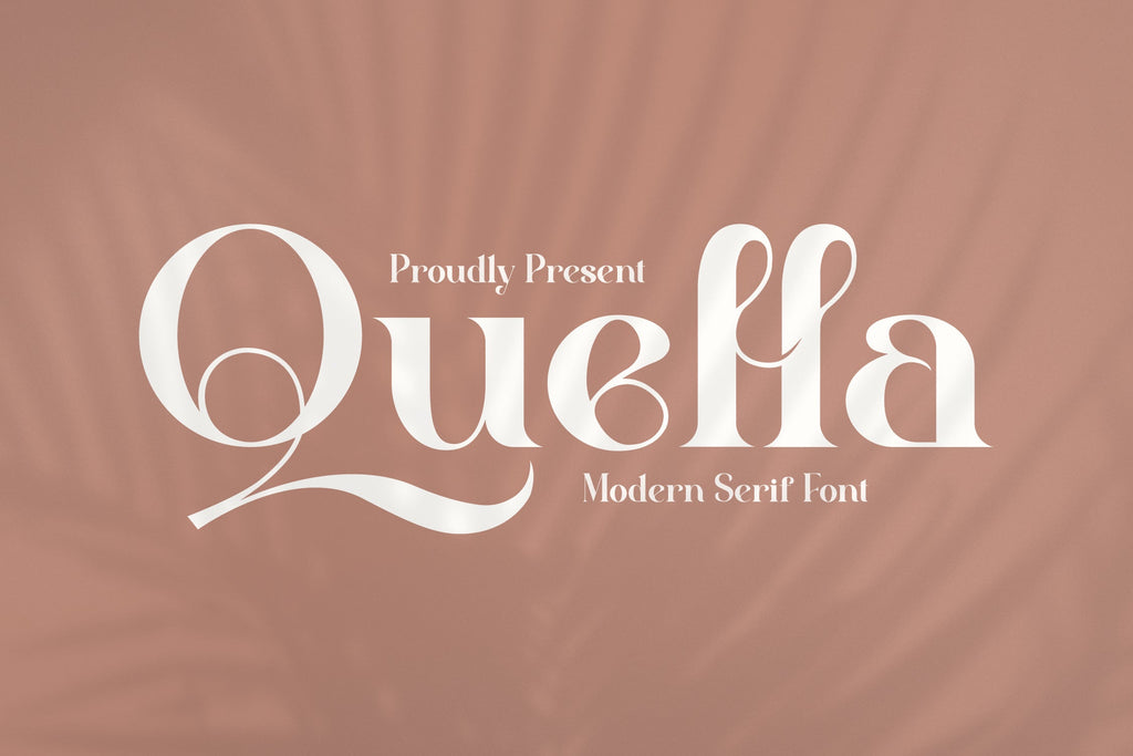Quella Typeface - So Fontsy