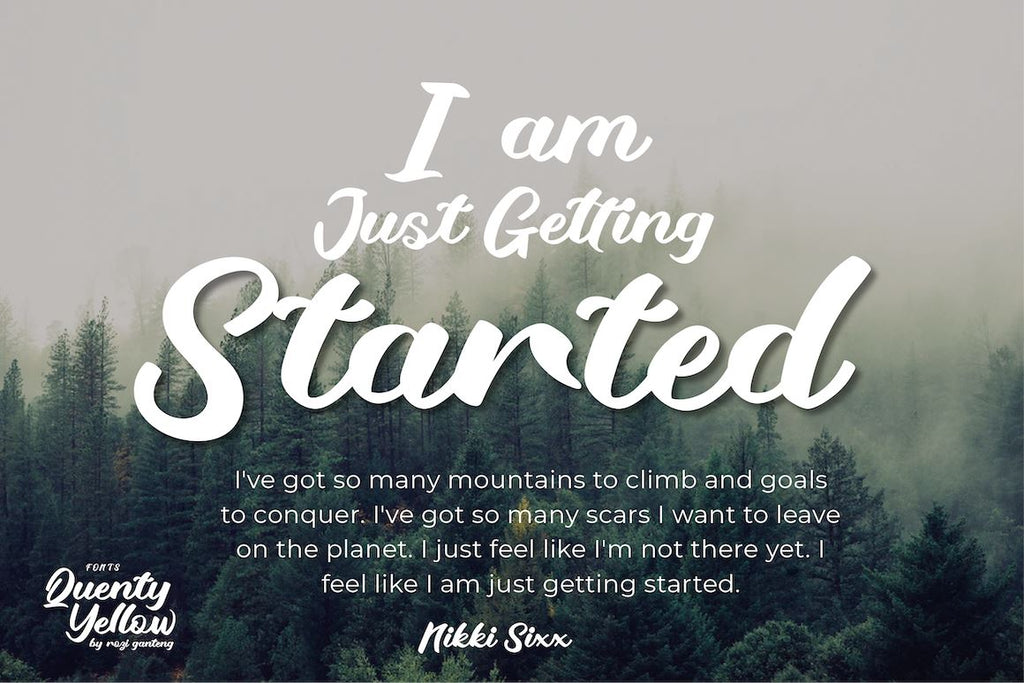 Quenty Yellow - So Fontsy