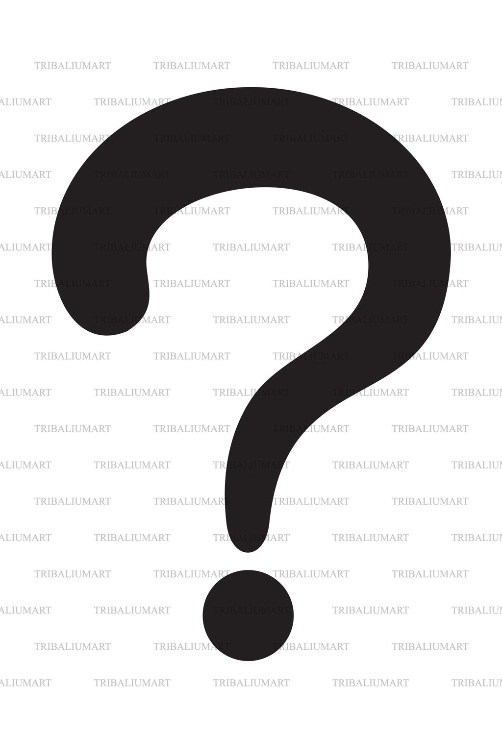 Question mark. Cut files for Cricut. Clip Art silhouettes (eps, svg ...