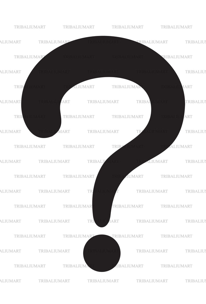 Black Question Mark Clip Art