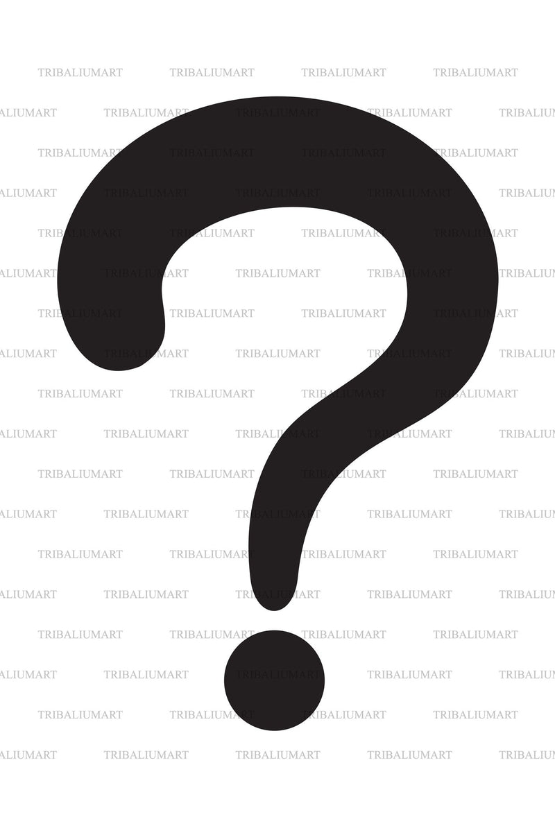 Question mark. Cut files for Cricut. Clip Art silhouettes (eps, svg ...