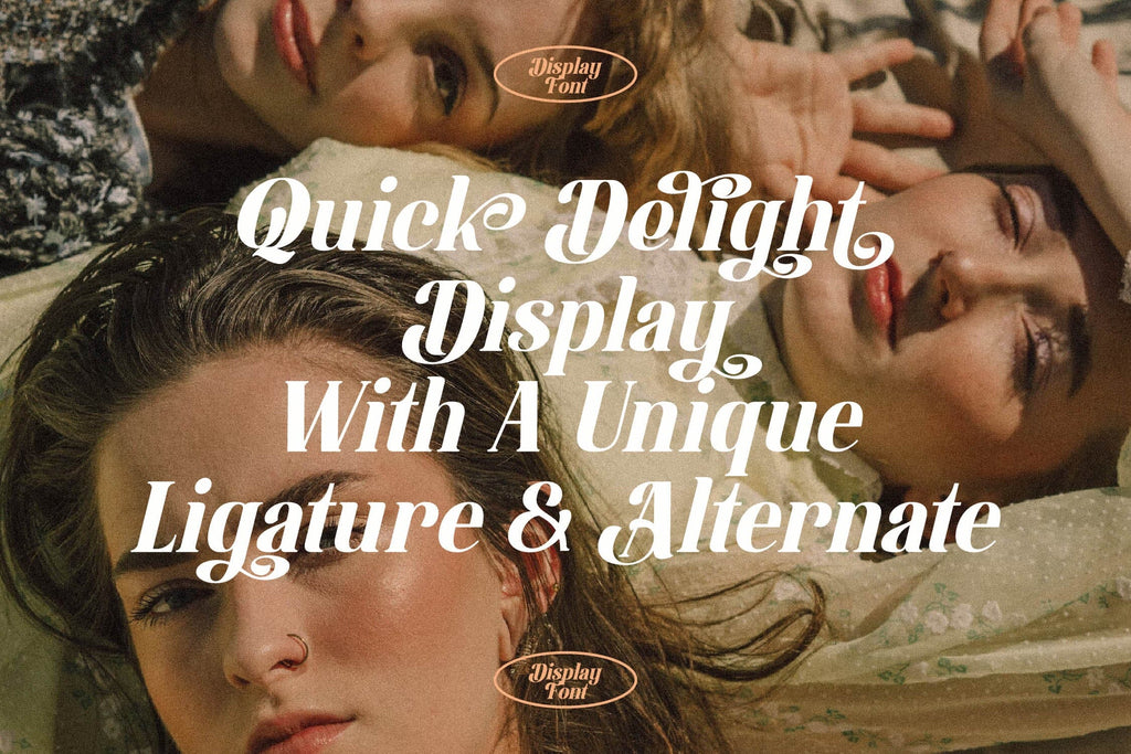Quick Delight Typeface - So Fontsy
