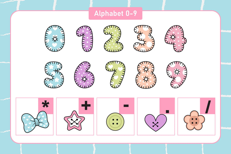 Quilt Color Fonts - So Fontsy