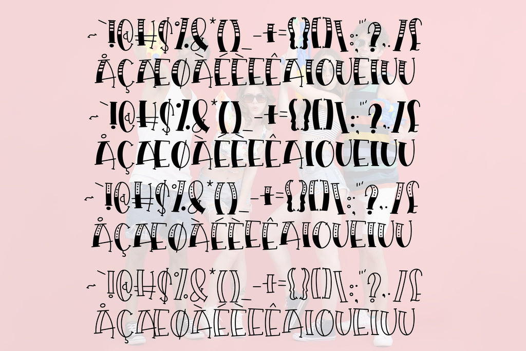 Quirky Quad Goals - So Fontsy