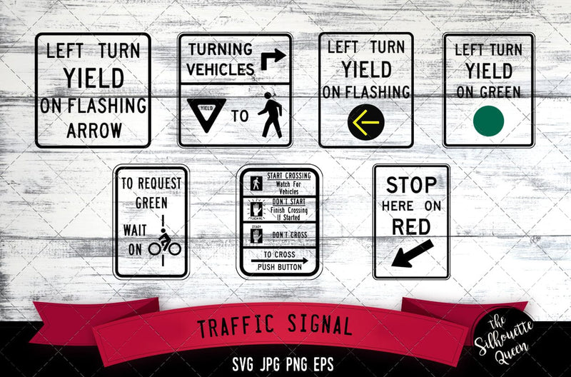 R10 series- Traffic signal Icon SVG -Vector Symbol Commercial & Person ...