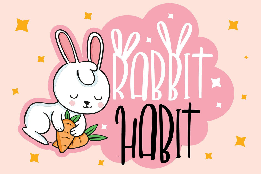 Rabbit Habit Font - So Fontsy