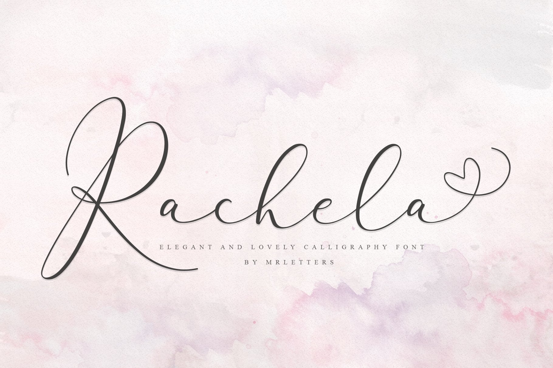 Rachela Lovely Calligraphy Font - So Fontsy