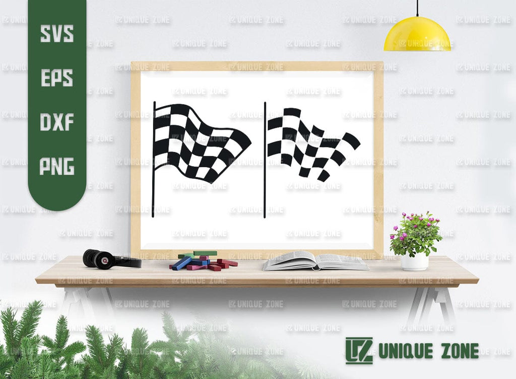 Racing Flag SVG Bundle, Finish Flags Silhouette, Checkered Flag Svg, Start Flags Svg, Race Flag ...