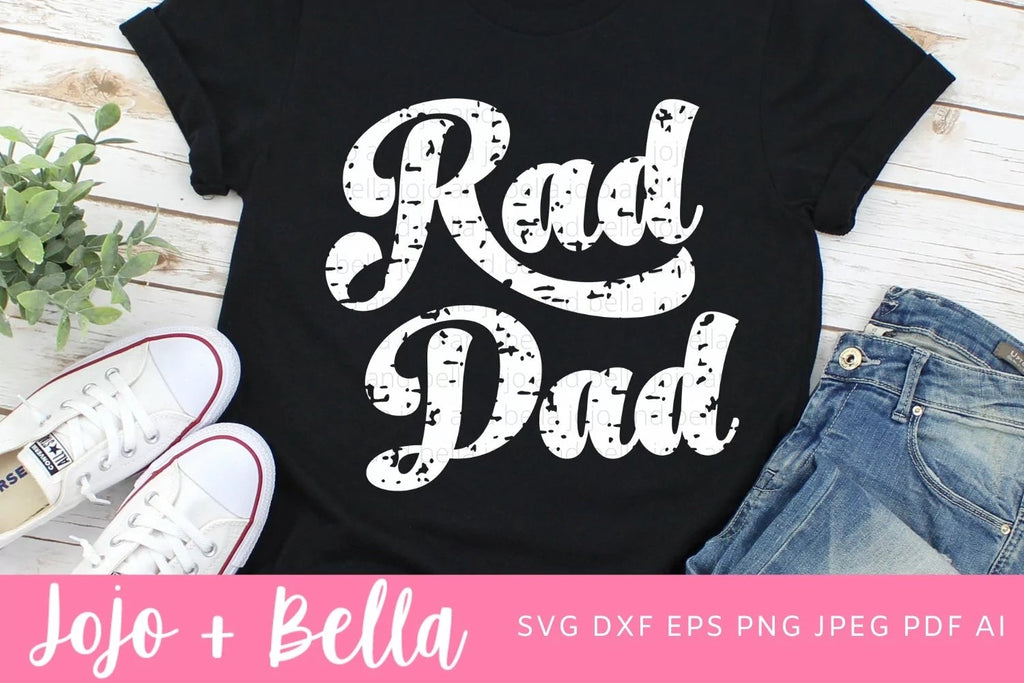 Rad Dad Svg, Dad Svg, Fathers Day SVG, Dad Shirt Svg, Svg Files for ...