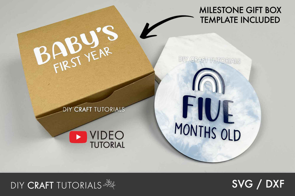 Baby Milestone Disc SVG - So Fontsy