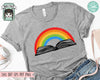 Rainbow SVG, Book SVG, Reading SVG, Book Lover svg, Librarian svg ...