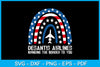 Rainbow USA Flag Desantis Airlines Bringing The Border To You SVG File ...