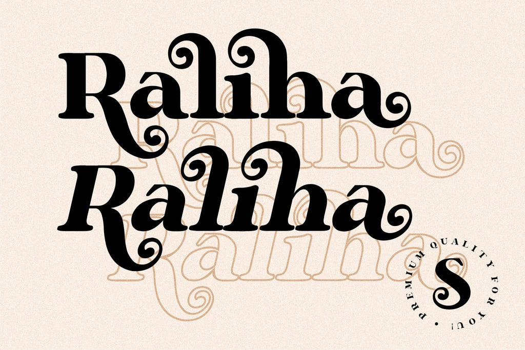Raliha Typeface - So Fontsy