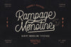 Rampage Monoline Script - So Fontsy
