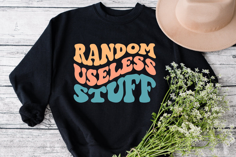 Random Useless Stuff svg, print for bag svg, funny print modern design ...