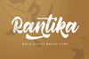 Rantika - Bold Script - So Fontsy
