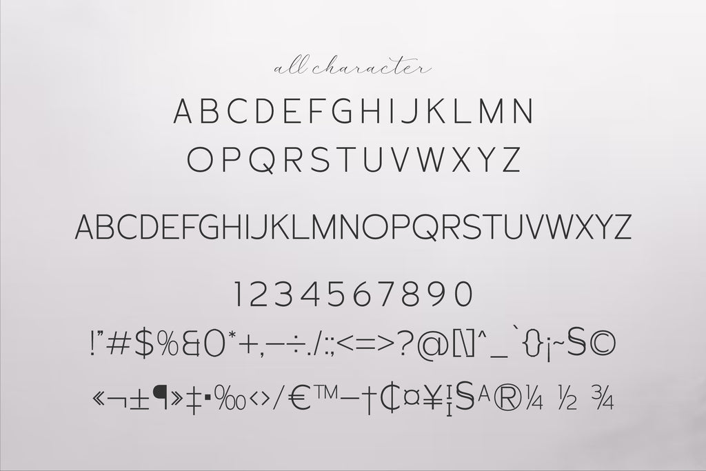 RATHER Typeface - So Fontsy