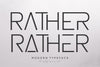 RATHER Typeface - So Fontsy