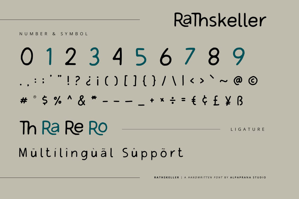 Rathskeller - Handwritten Font - So Fontsy