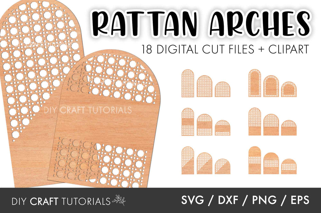 Rattan Arch SVG Bundle - So Fontsy