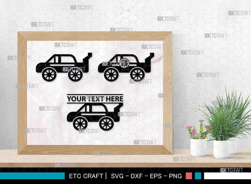 Rc Car Monogram, Rc Car Silhouette, Racing Car Svg, Rc Car Svg, Race ...