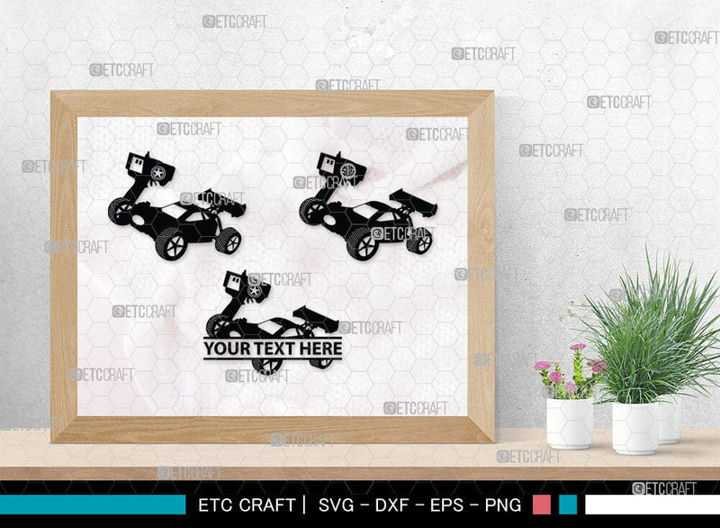Rc Car Monogram, Rc Car Silhouette, Racing Car Svg, Rc Car Svg, Race ...
