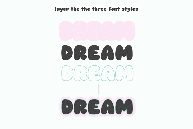 Real Cool - Bubbly Retro Font - So Fontsy