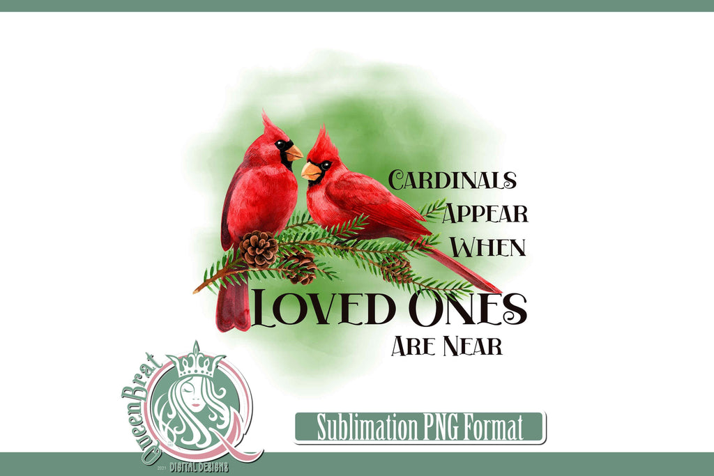 Red Cardinal Loved Ones Near Sublimation - So Fontsy