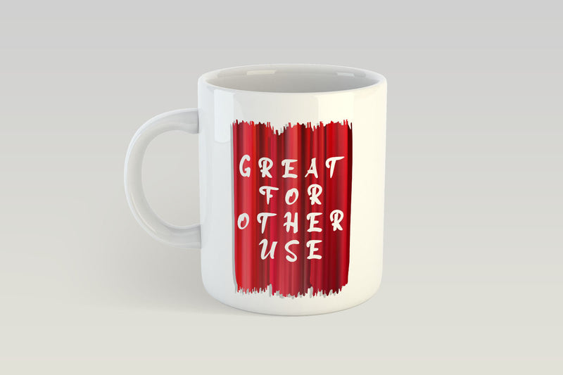Red Color Brush Strokes, PNG Sublimation Design - So Fontsy