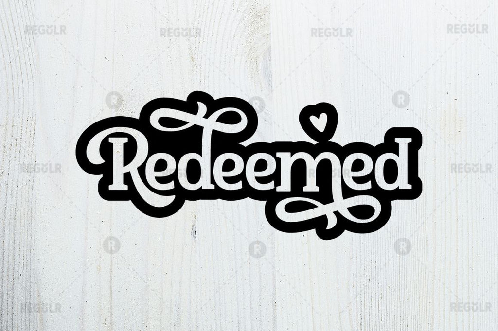 Redeemed SVG - So Fontsy