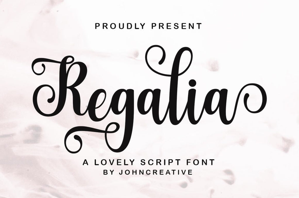 Regalia Script - So Fontsy