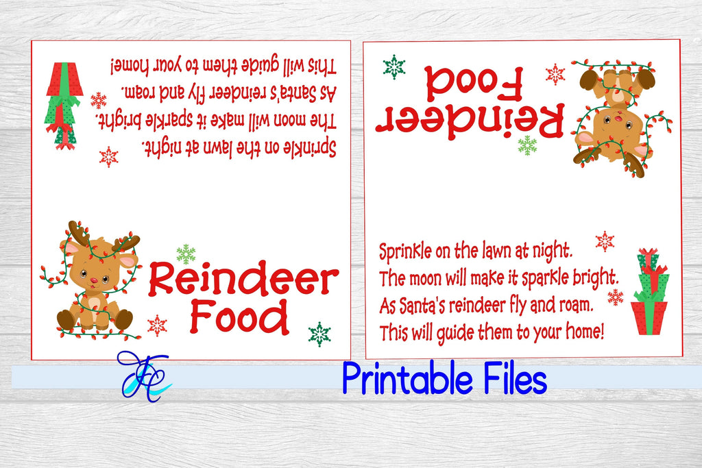 Reindeer Food Label - So Fontsy