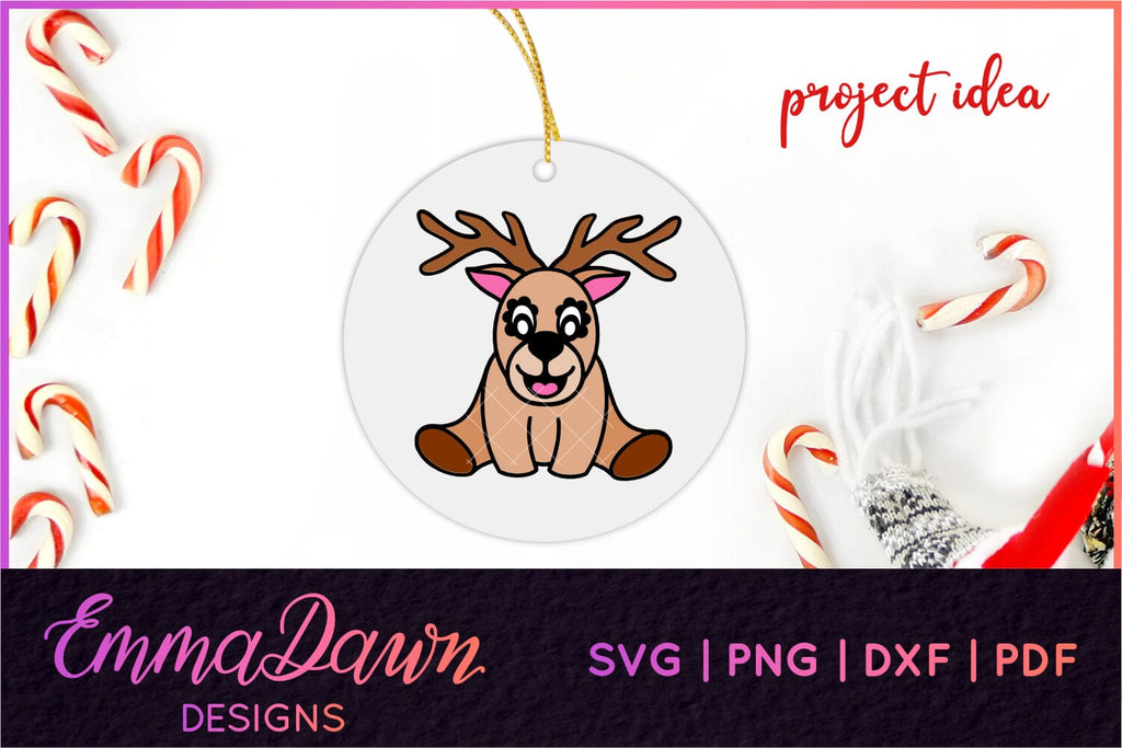 Reindeer SVG | Christmas Reindeer SVG - So Fontsy
