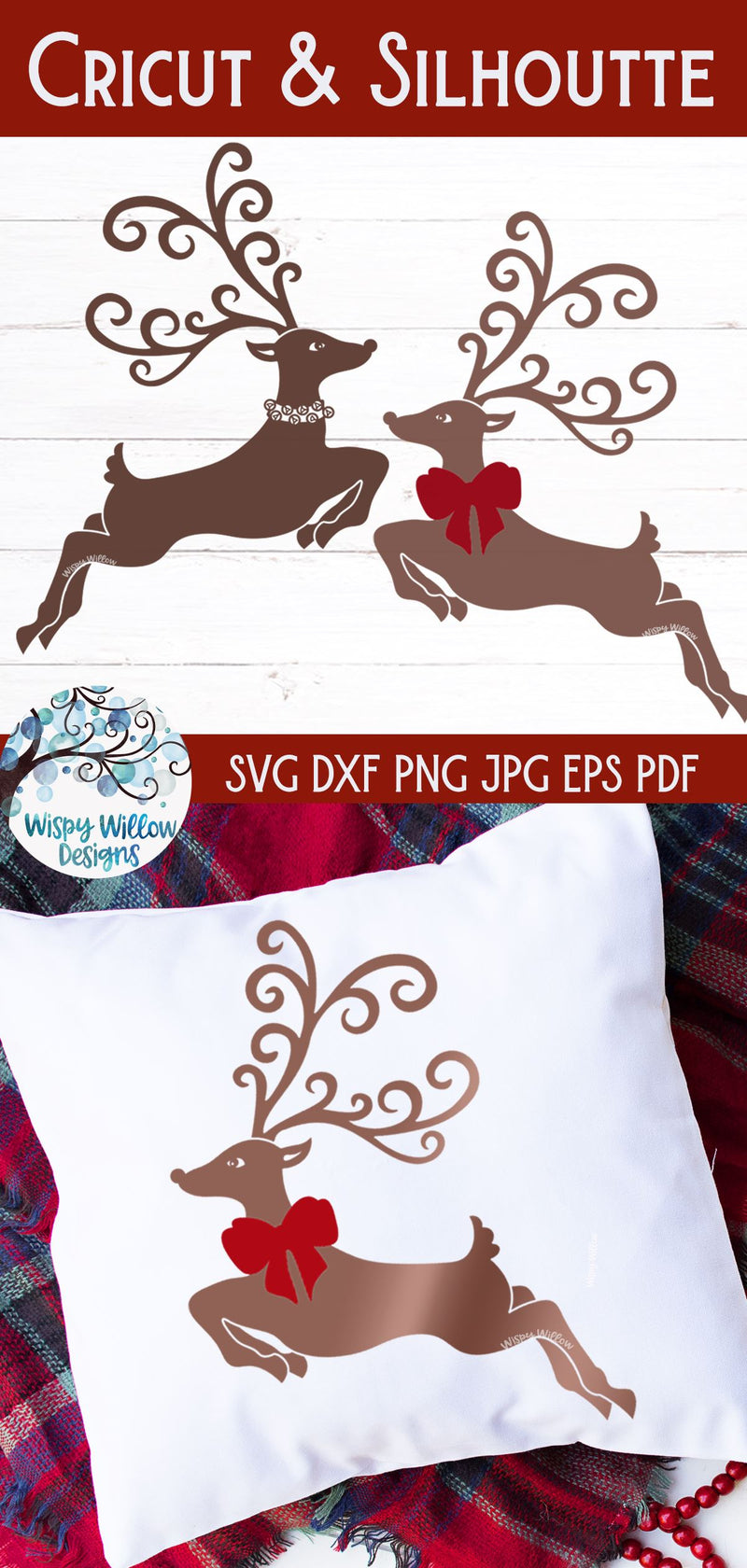 Reindeer SVG - So Fontsy
