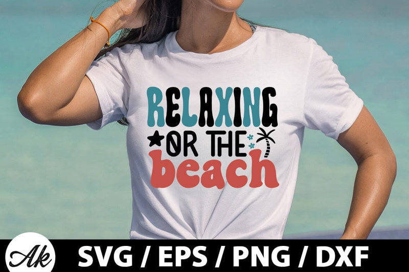 Relaxing or the beach Retro SVG - So Fontsy