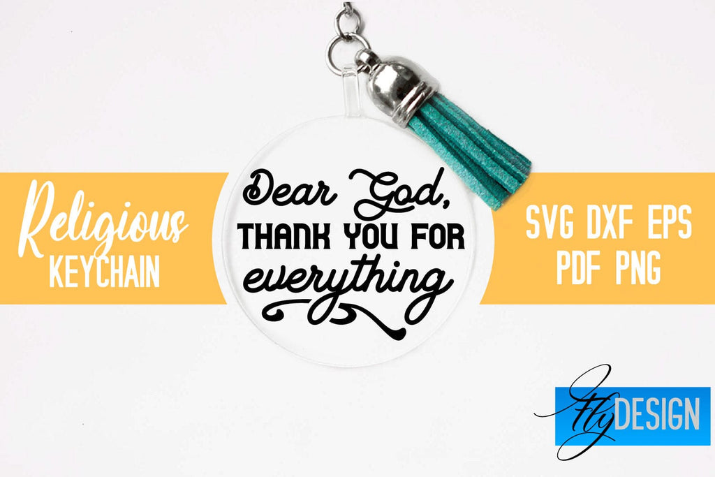 Religious Keychain SVG | Keychain Design - So Fontsy