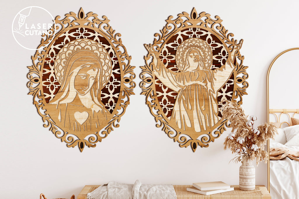 RELIGIOUS Laser Cut Files, Icon SVG, Christian Template, Jesus, Cross ...