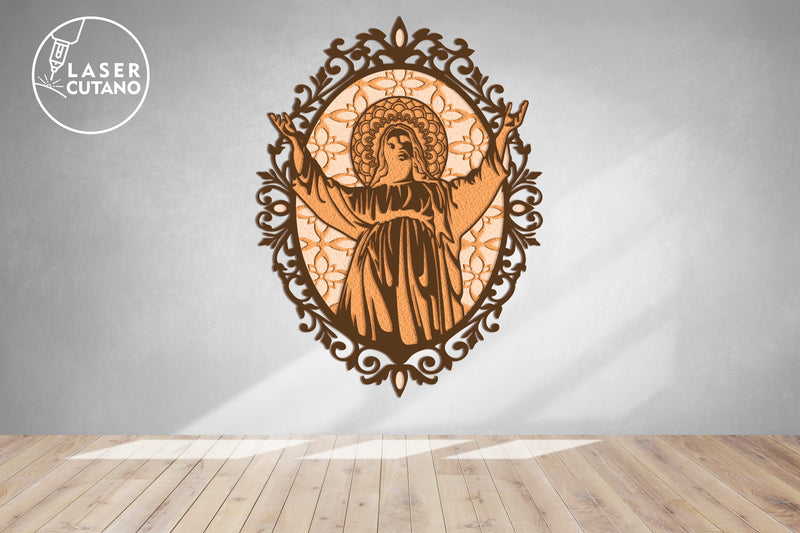 RELIGIOUS Laser Cut Files, Icon SVG, Christian Template, Jesus, Cross ...