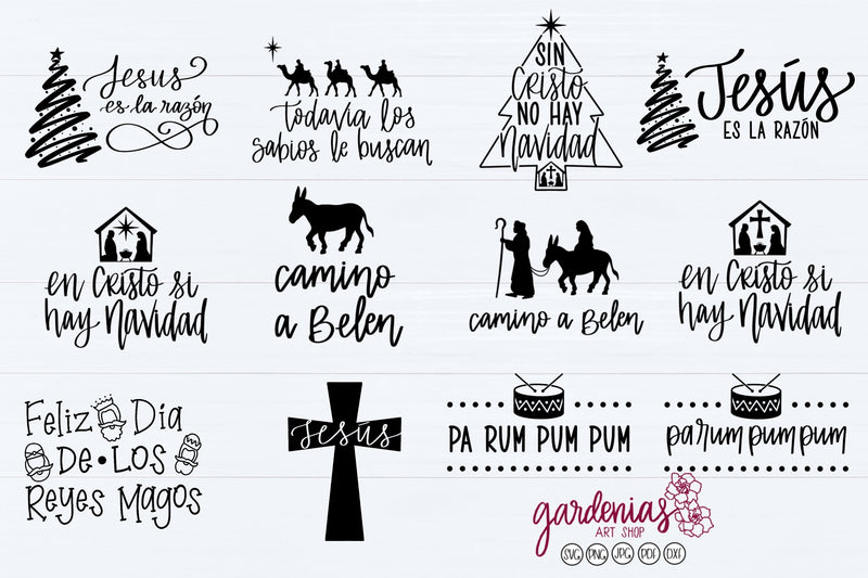 Spanish Religious Christmas Bundle - So Fontsy