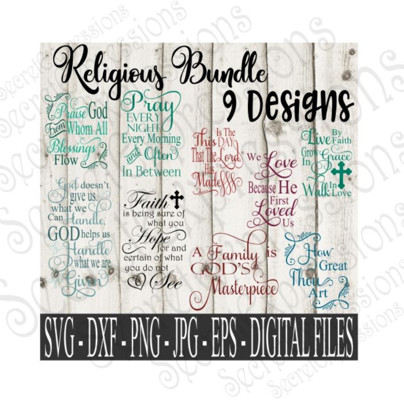 Religious SVG Bundle - So Fontsy