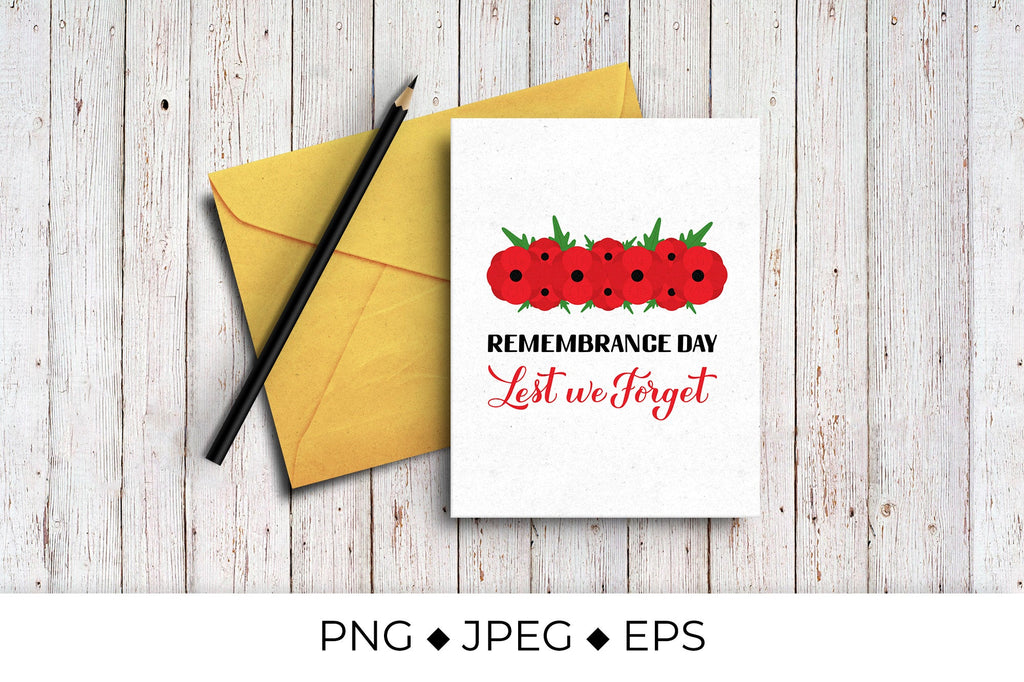 Remembrance Day Lest we forget calligraphy lettering - So Fontsy