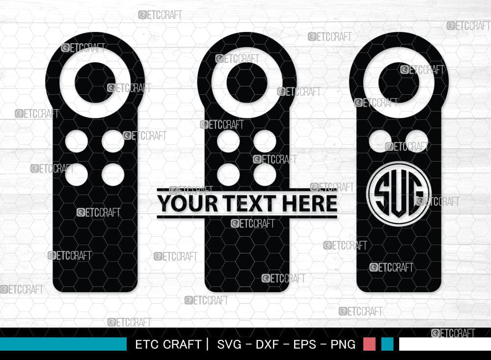 Remote Control Monogram, Remote Control Silhouette, Remote Svg, Tv ...