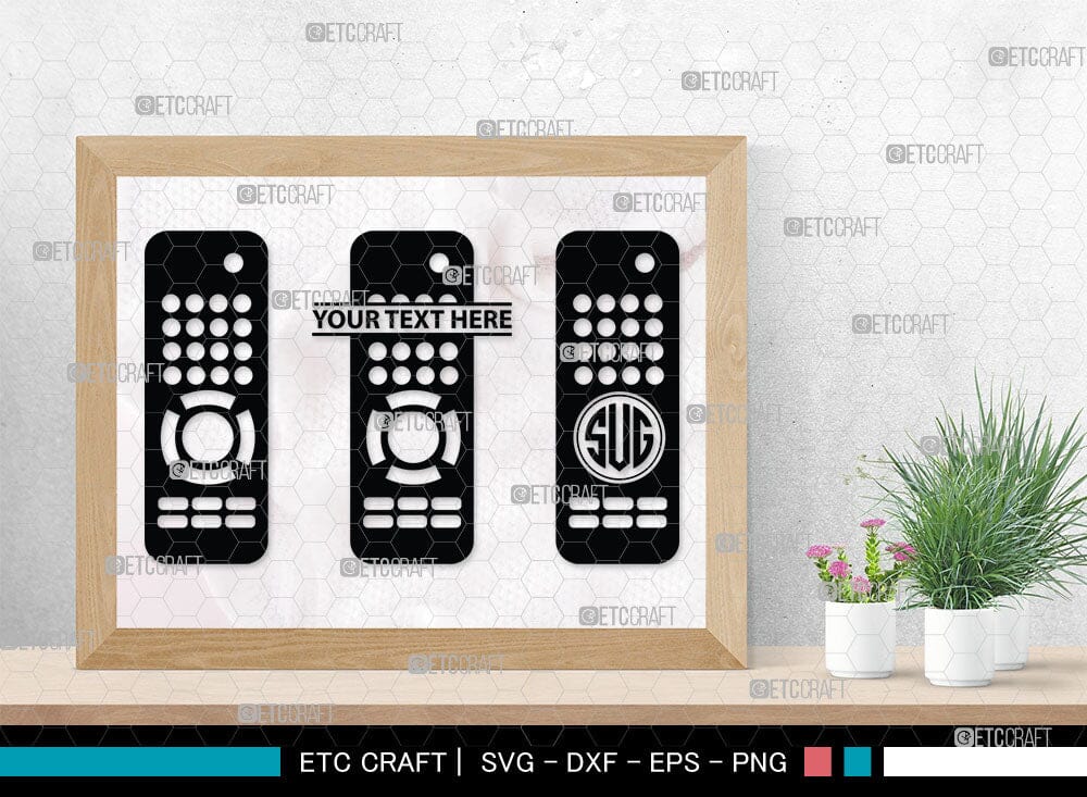 Remote Control Monogram, Remote Control Silhouette, Remote Svg, Tv ...